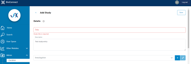 Study Curation - BioConnect Documents