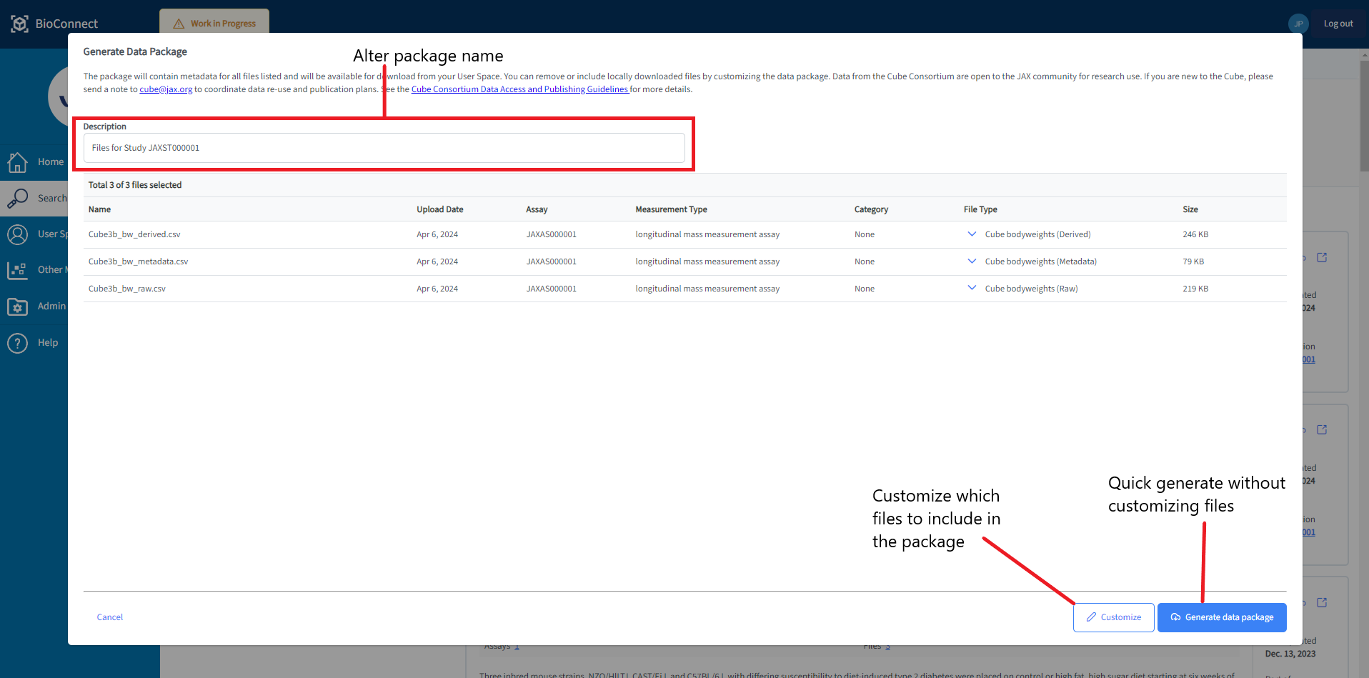 Quick Start - BioConnect User Guide