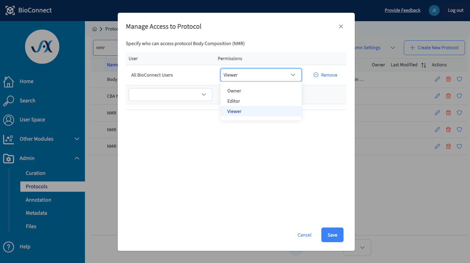 Protocol Curation - BioConnect User Guide